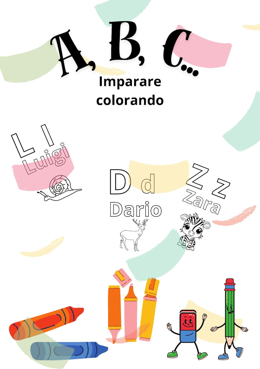 ABC – Alphabet Learning Book | Printable PDF for Children | Learning ...