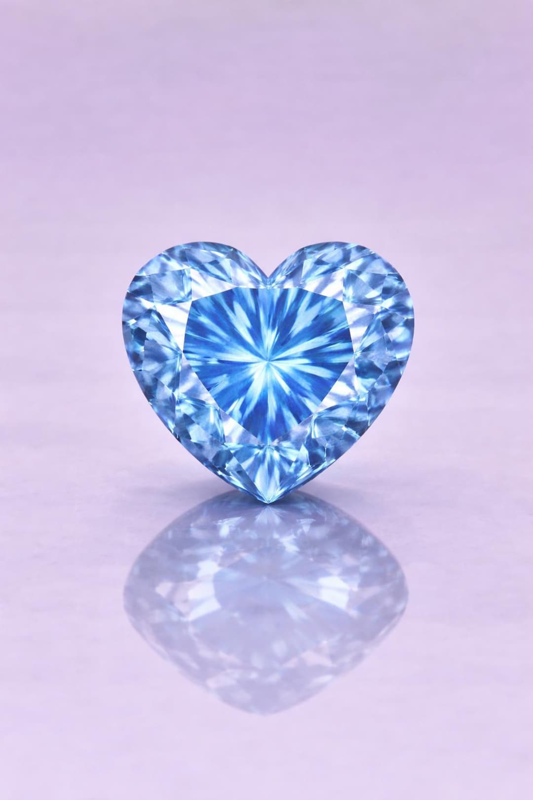 Heart Shape Blue Diamond – 2.00 Ct Fancy, Rare Loose Gemstone - Etsy