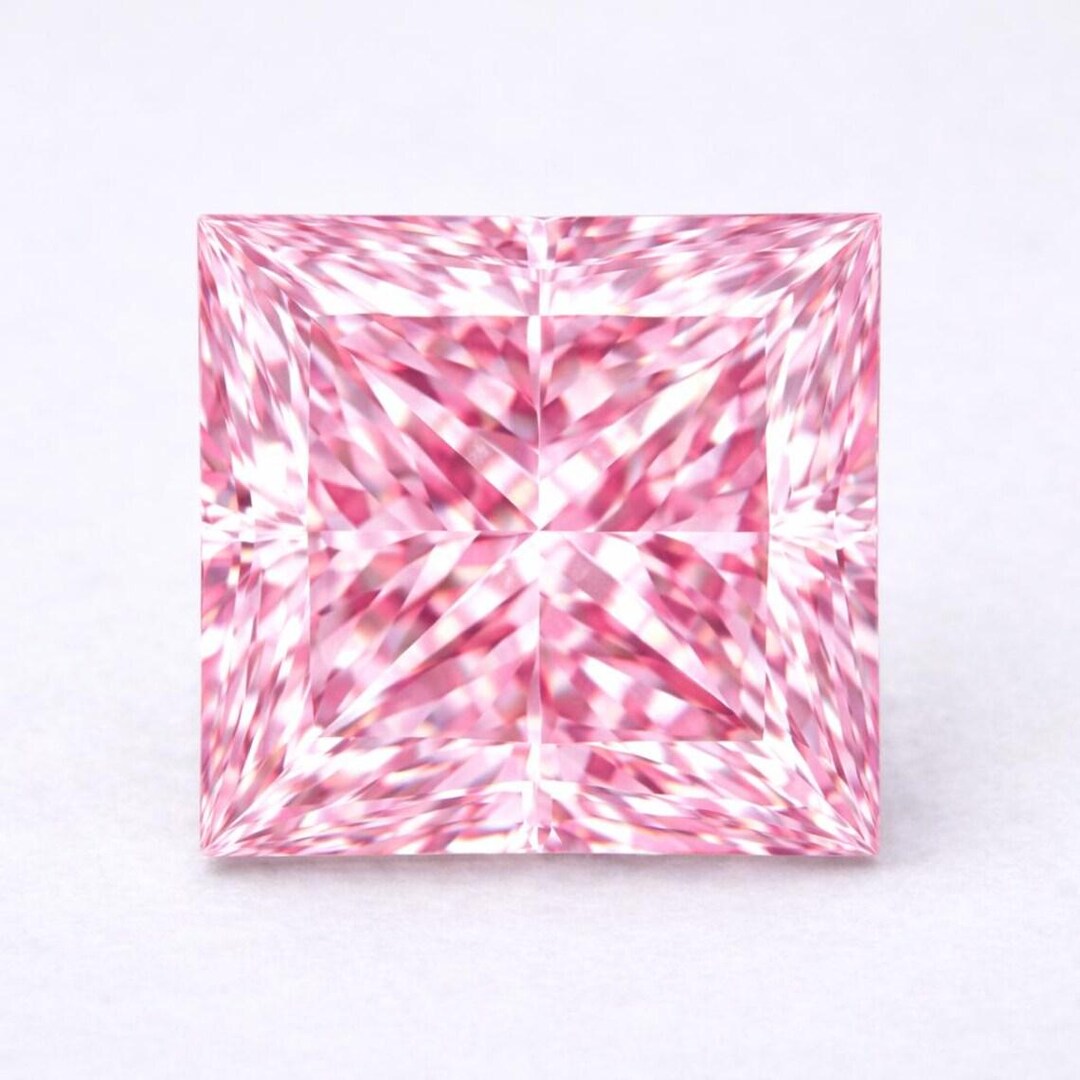 1 to 10 Ct Pink Diamond: Princess Cut, D Grade, VVS1 - Etsy