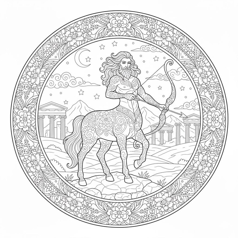 Fantasy Adventure Coloring Book for Kids Ages 6–9 – Mythical Creatures ...