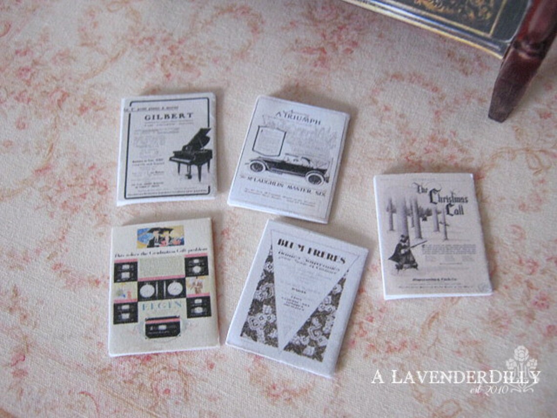 PDF Vintage Magazines 1922-1925 for Dollhouse DIGITAL DOWNLOAD | Etsy