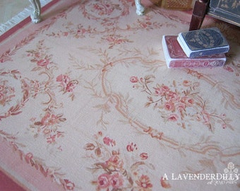 Rug With Roses | Etsy