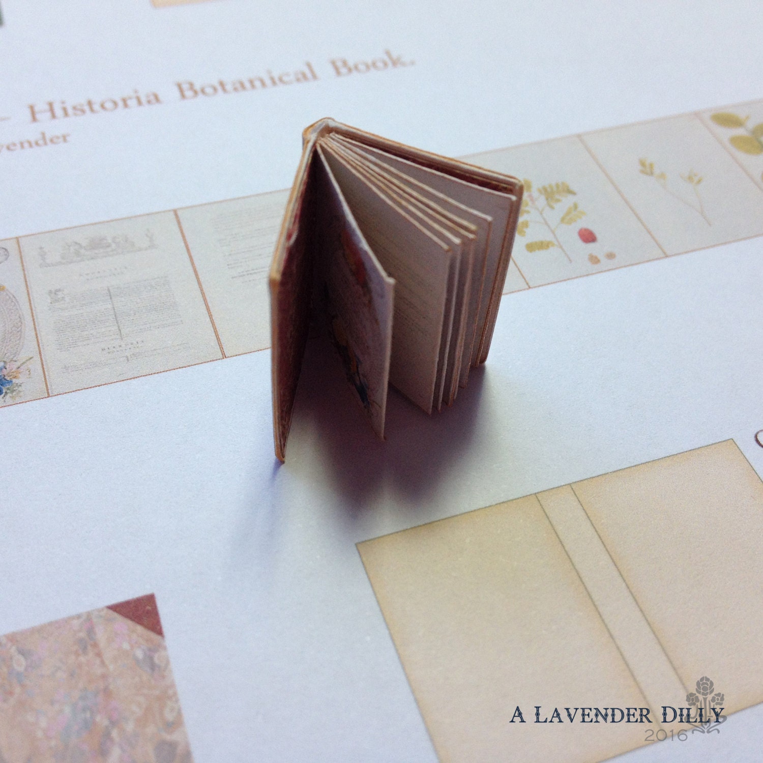 PDF Latin Botanical 'historia' Miniature Book for - Etsy Australia