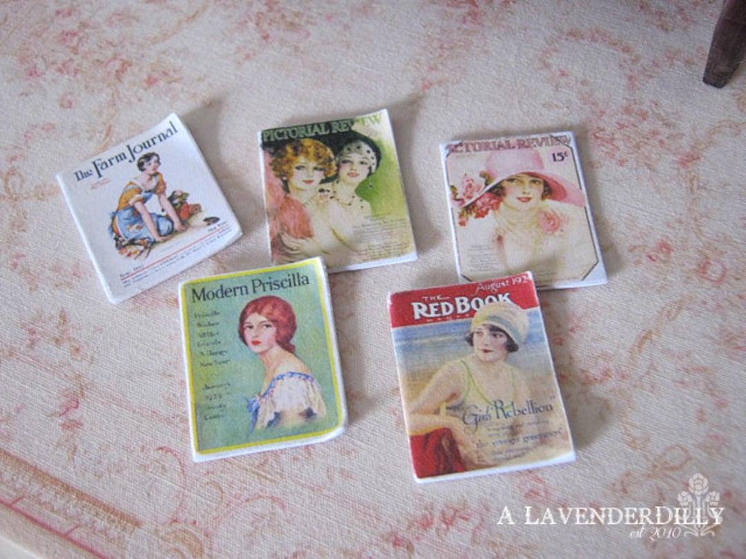 PDF Vintage Magazines 1923-1927 for Dollhouse DIGITAL DOWNLOAD - Etsy