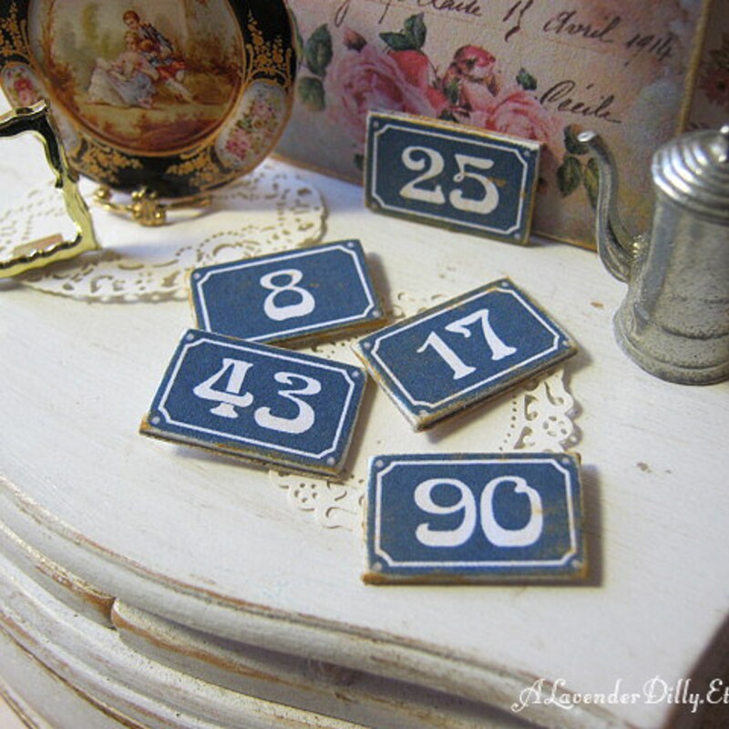 French House Numbers - Etsy