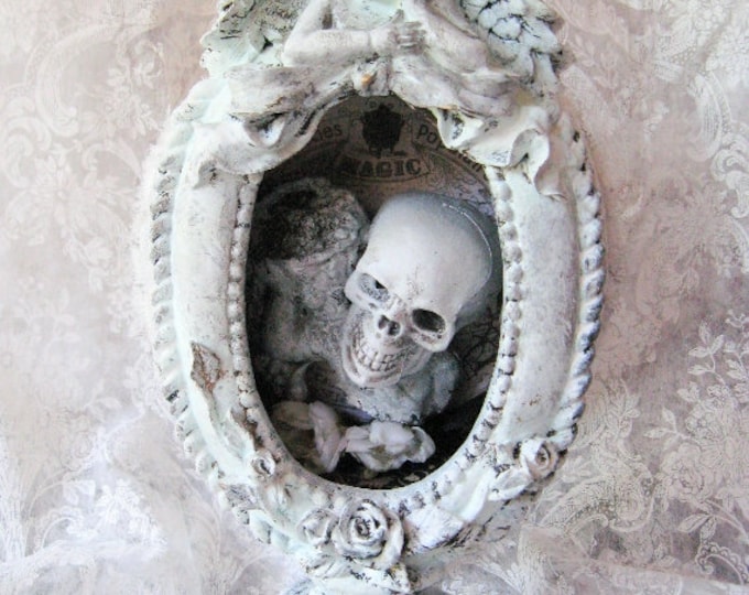 Amor Et Mors Love and Death Memento Mori Cherub Skeleton - Etsy