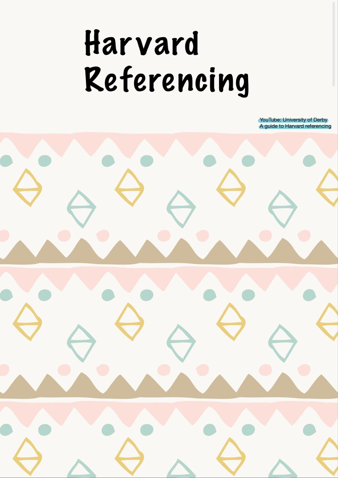 Harvard Reference Guide - Etsy