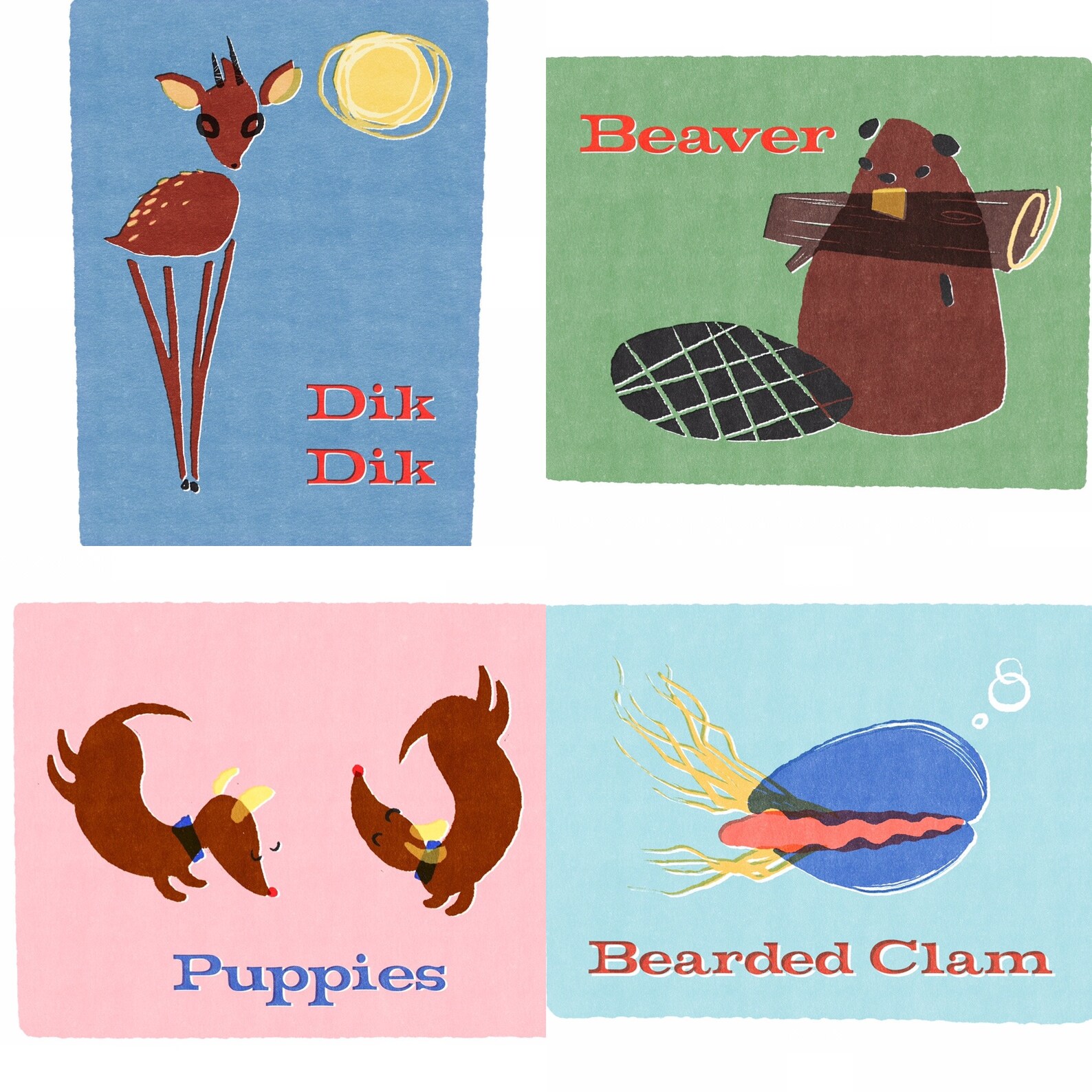 MCM Long Hard Shag Art Print Poster. Mid Century Modern Decor - Etsy