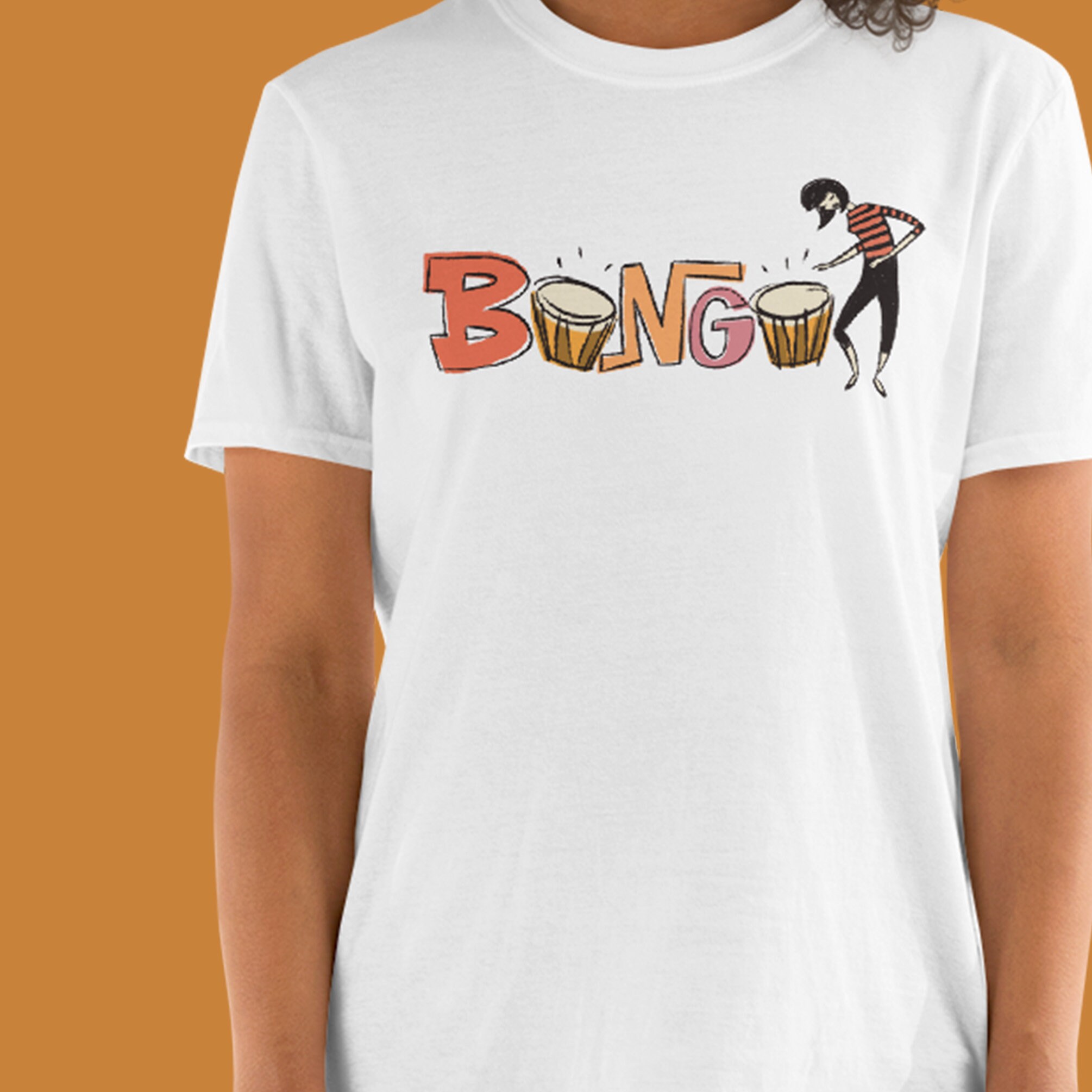 MCM Beatnik Bongo Art Print Poster. Mid Century Modern Mod | Etsy