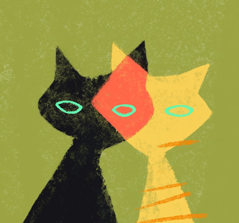 Mcm Cat Wall Art at Beverly Browning blog