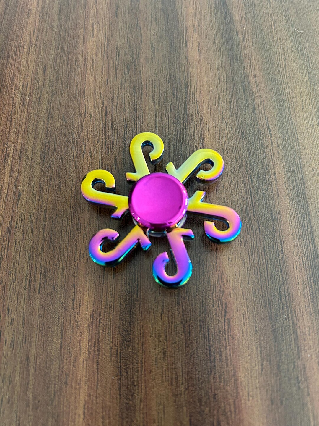 Iridescent Question Mark Fidget Spinner, Kinetic Desk Toy - Etsy