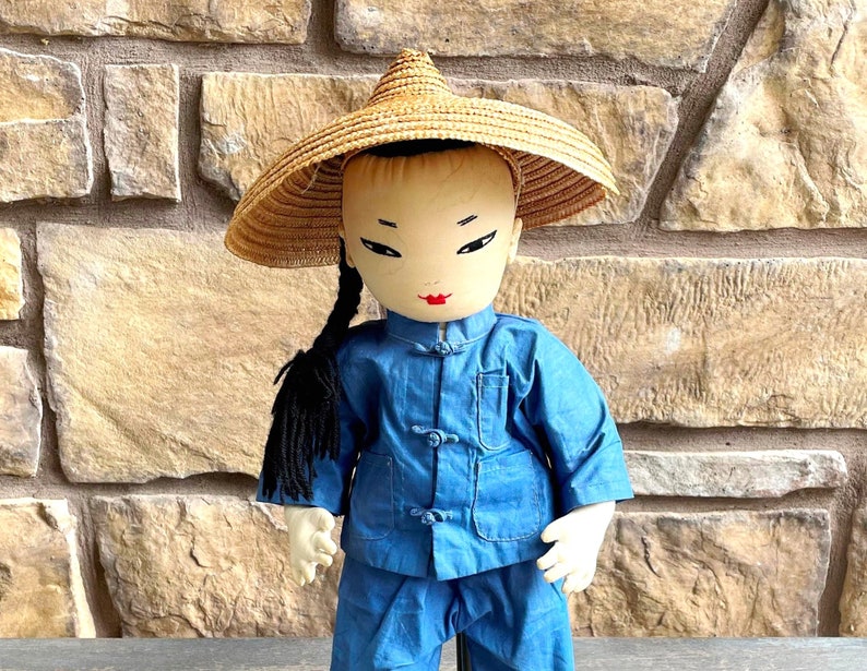Toys Dolls & Action Figures 18 Cloth Ada Lum Doll Chinese Farmer ...