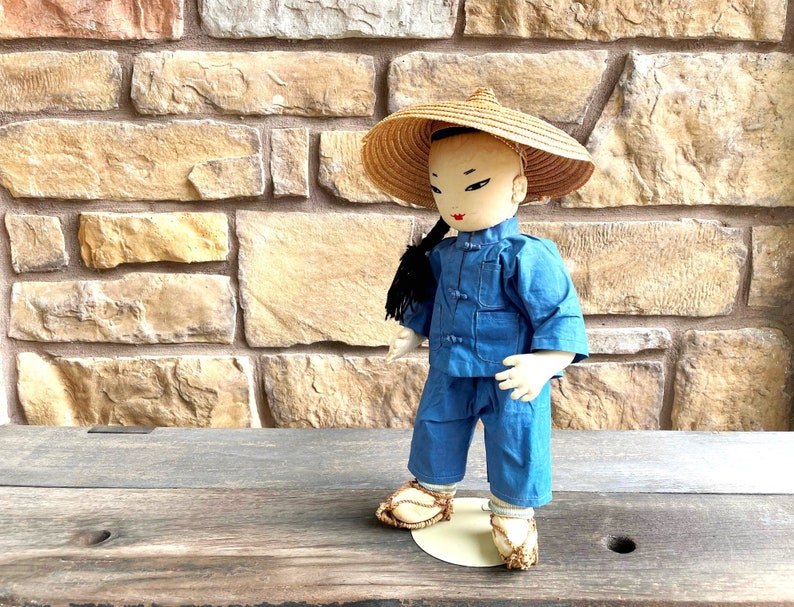 Toys Dolls & Action Figures 18 Cloth Ada Lum Doll Chinese Farmer ...