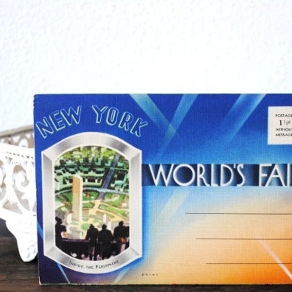 Worlds Fair Postcard - Etsy
