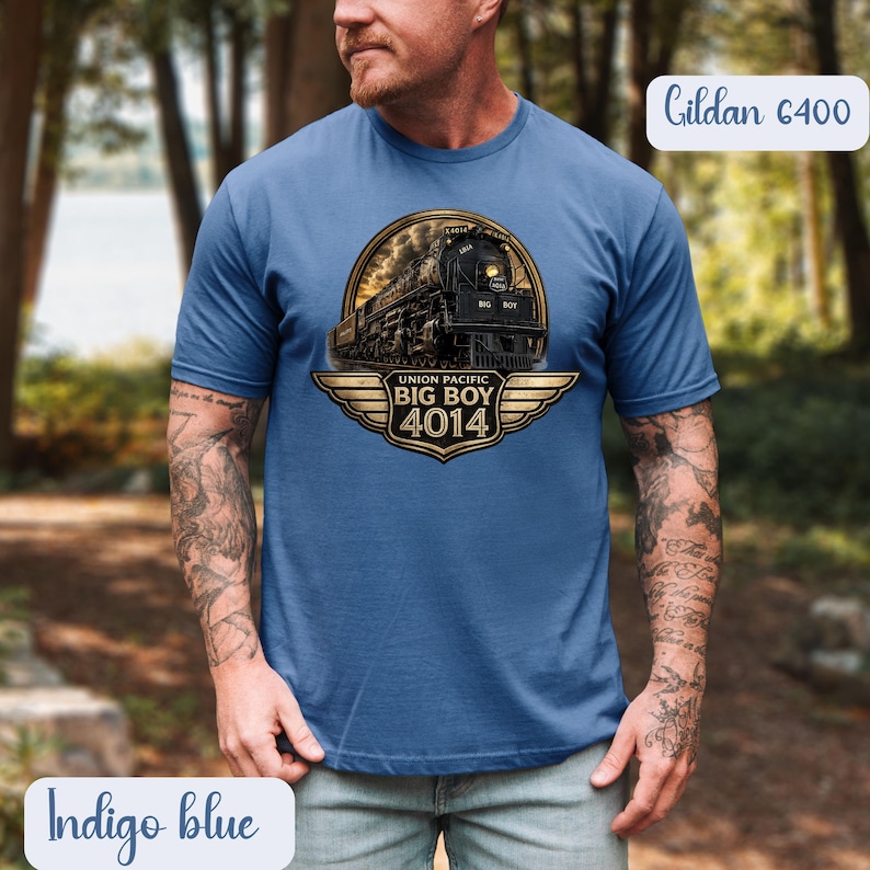 Big Boy 4014 Steam Locomotive T-shirt , Historic Vintage Train Tee - Etsy