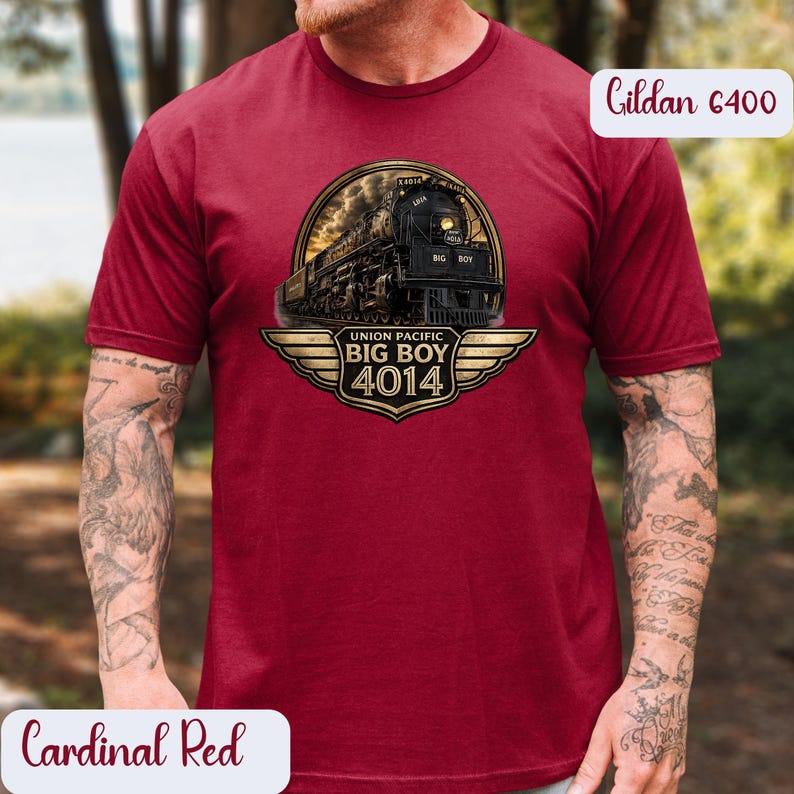 Big Boy 4014 Steam Locomotive T-shirt , Historic Vintage Train Tee - Etsy