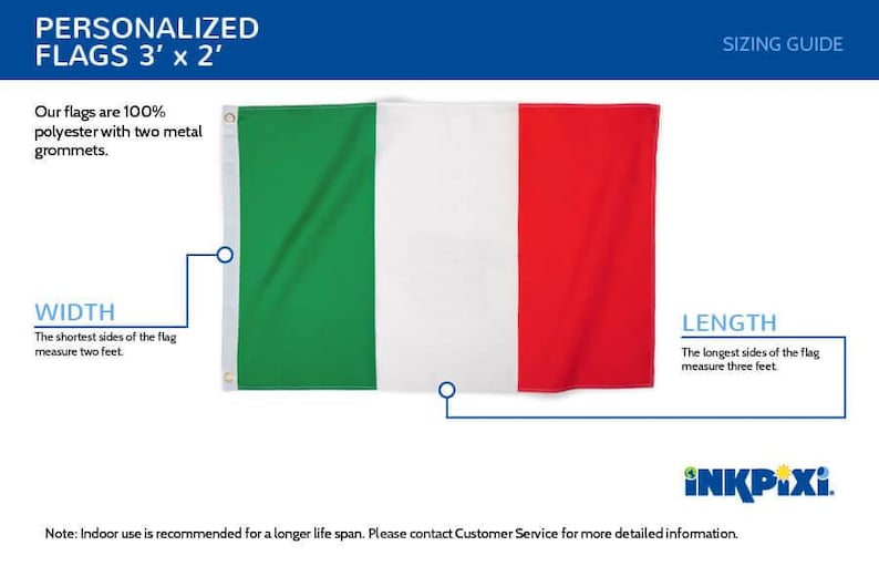 Custom Irish Blessing Flag | Personalized Printed Irish Tricolour ...