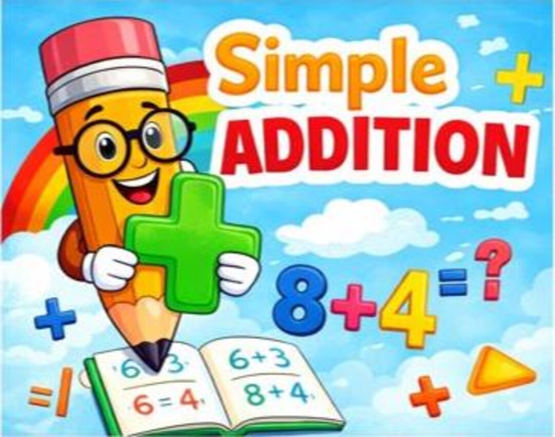 Simple Addition Worksheets – Dynamic Excel File (unlimited Practice) - Etsy