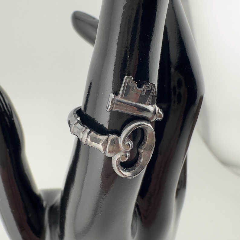 Vintage Avon Sterling Silver Secret Key Ring – Adjustable - Etsy