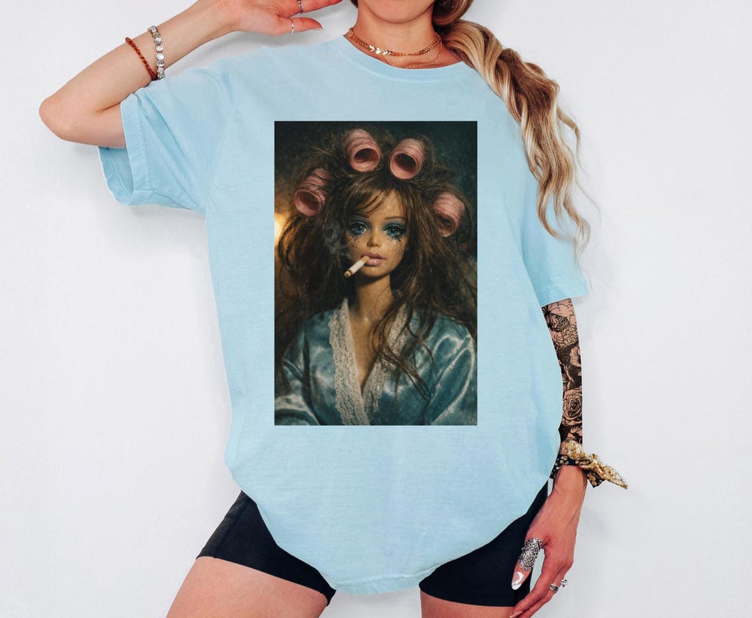 Trash Barbie Meme Funny Barbie Meme Trash Doll Meme Tee Unhinged Meme ...