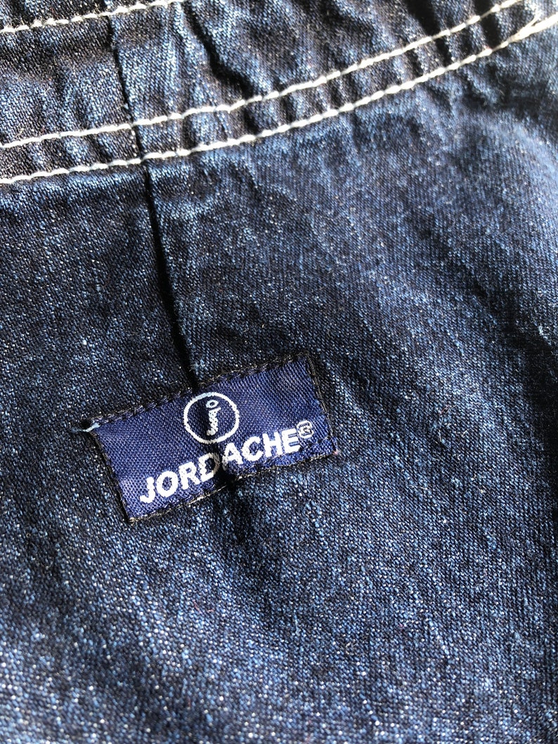 Vintage Jordache Lace up 90s Jean Skort - Etsy