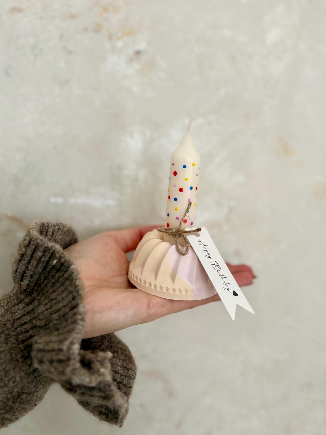 Birthday Cake Made of Plaster - Etsy