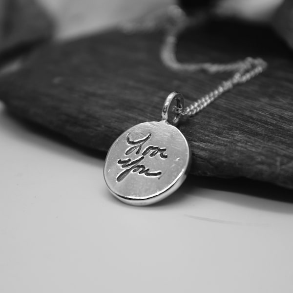 Handwriting Jewelry - Etsy