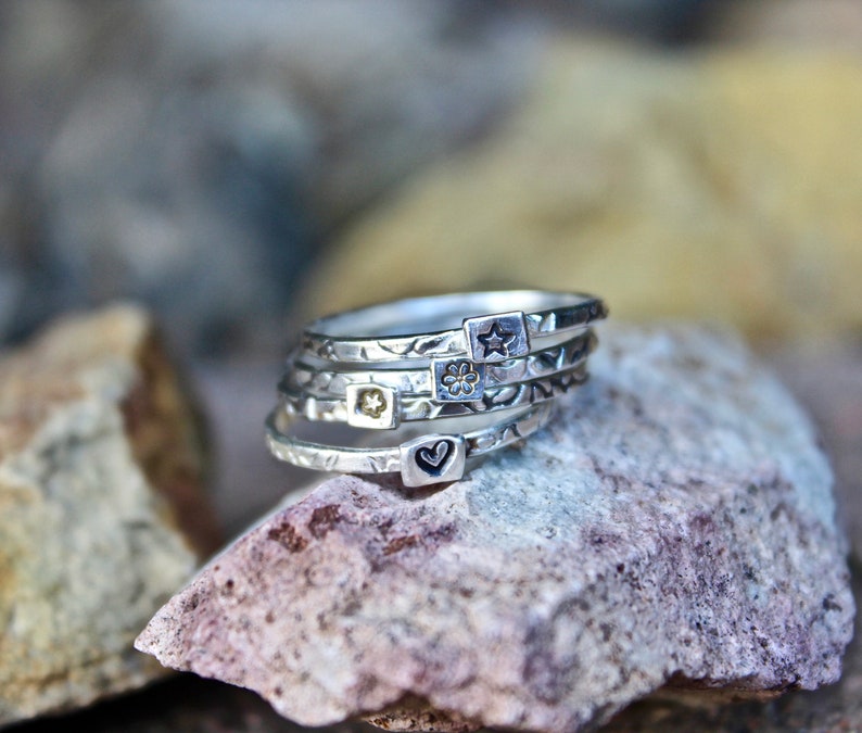 Stacking Sterling Silver Ring Stackable Sterling Silver - Etsy
