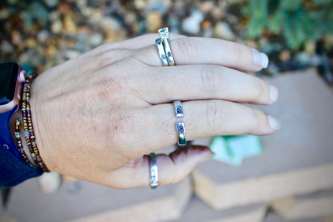 Sister Rings Big Lil Sister ring best friend jewelry best | Etsy