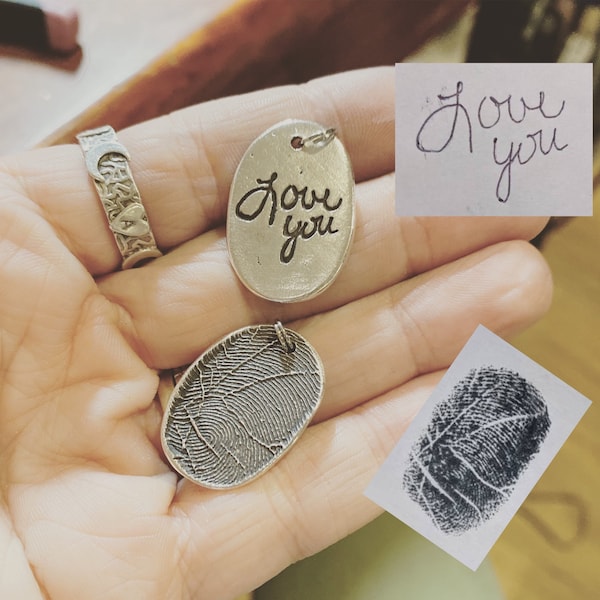 Fingerprint Jewelry - Etsy