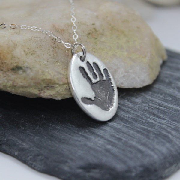 Handprint Jewelry - Etsy