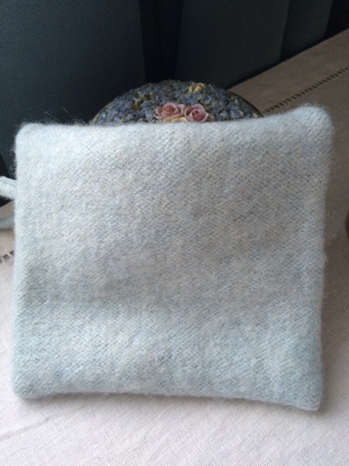 Small Felted Wool Blue Purse - Etsy