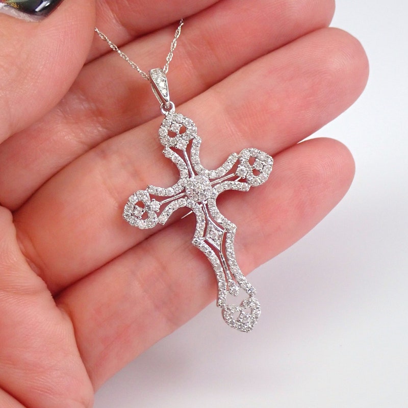 Cool Cross Necklace - Etsy