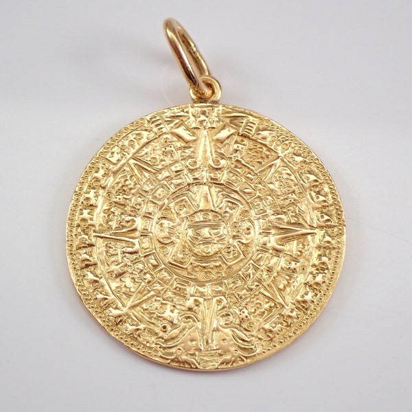 Gold Aztec Calendar - Etsy