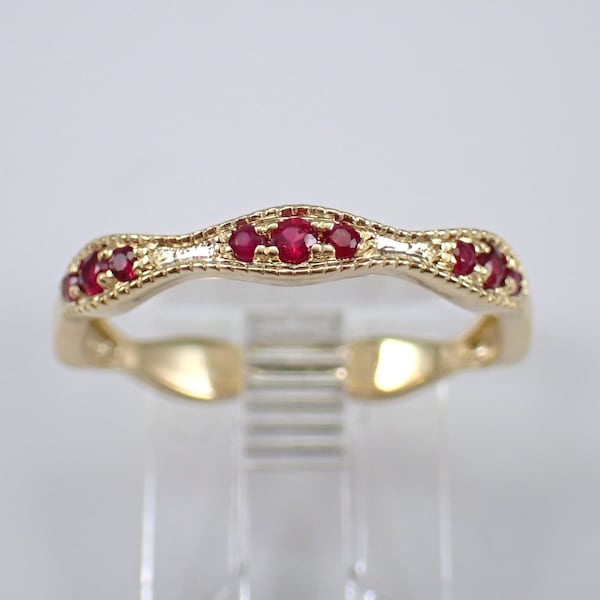Ruby Wedding Ring - Etsy
