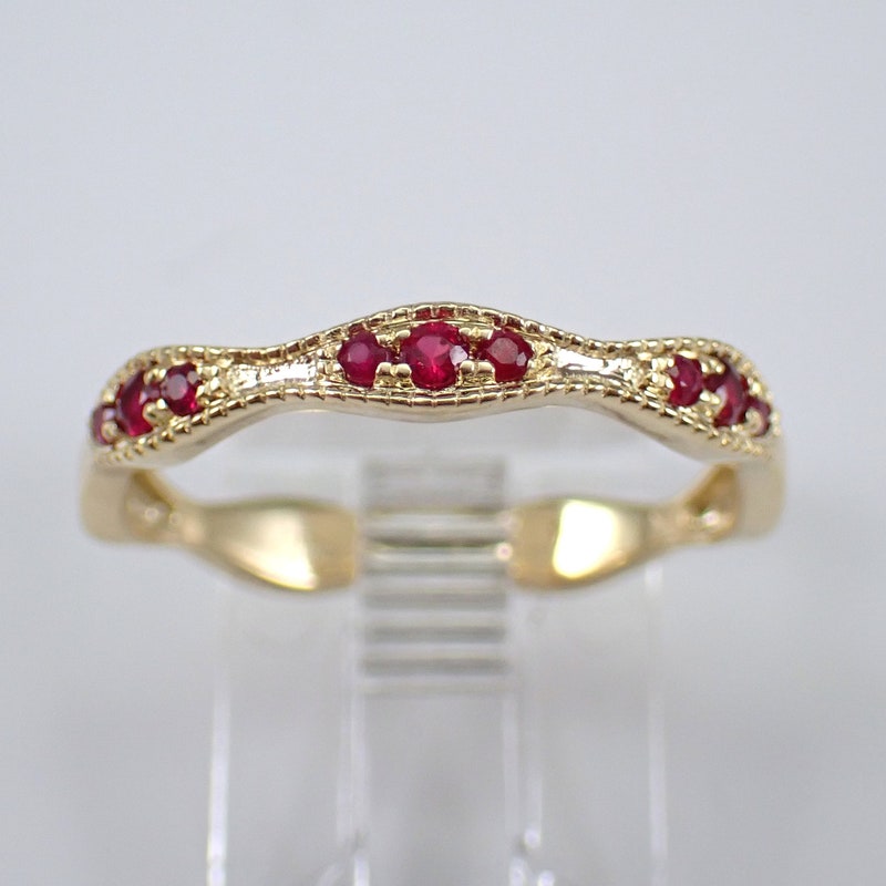 Ruby Wedding Ring - Etsy