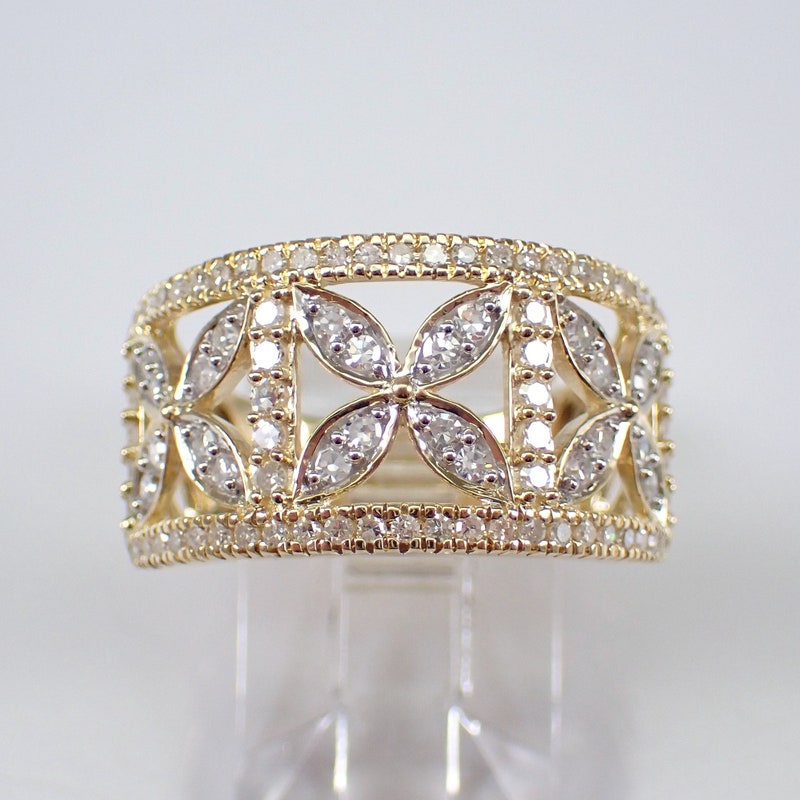 Genuine Diamond Ring - Etsy