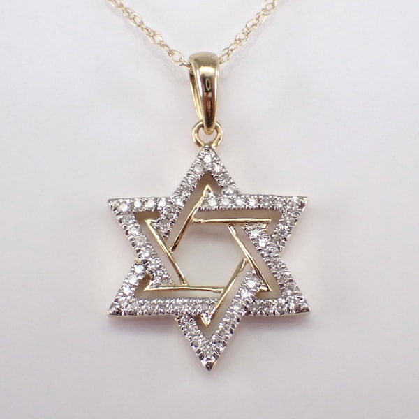 Jewish Gold Chain Necklace - Etsy