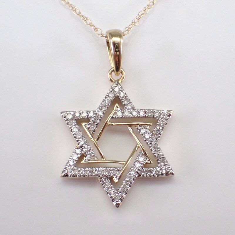 Jewish Star Necklace - Etsy