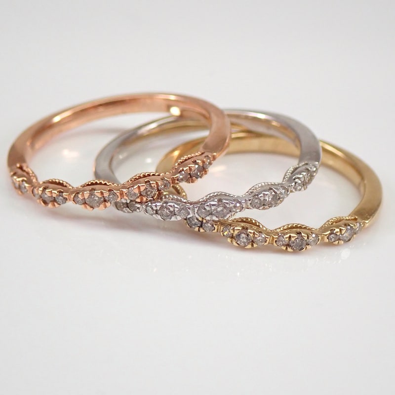 Tri Color Rings - Etsy