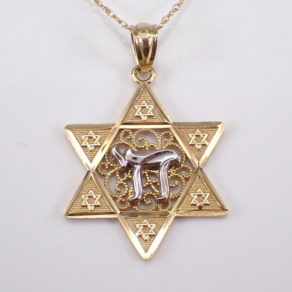 Antique Vintage Gold Star Pendant - Etsy