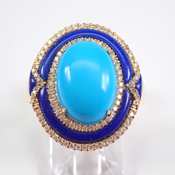 Lapis and Turquoise Necklace - Etsy