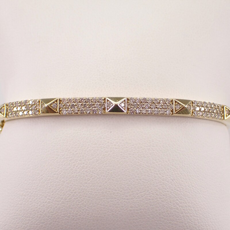 Pyramid Bangle - Etsy