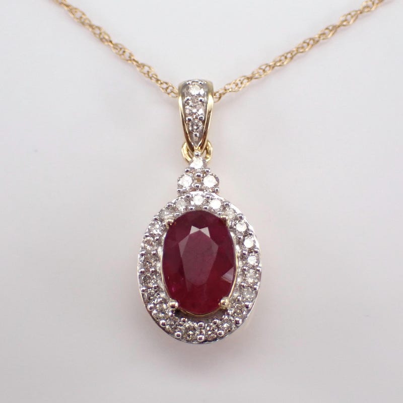 Natural Ruby Jewelry - Etsy