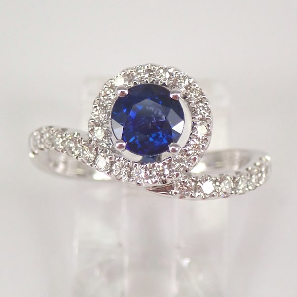 Modern Setting Sapphire Rings - Etsy