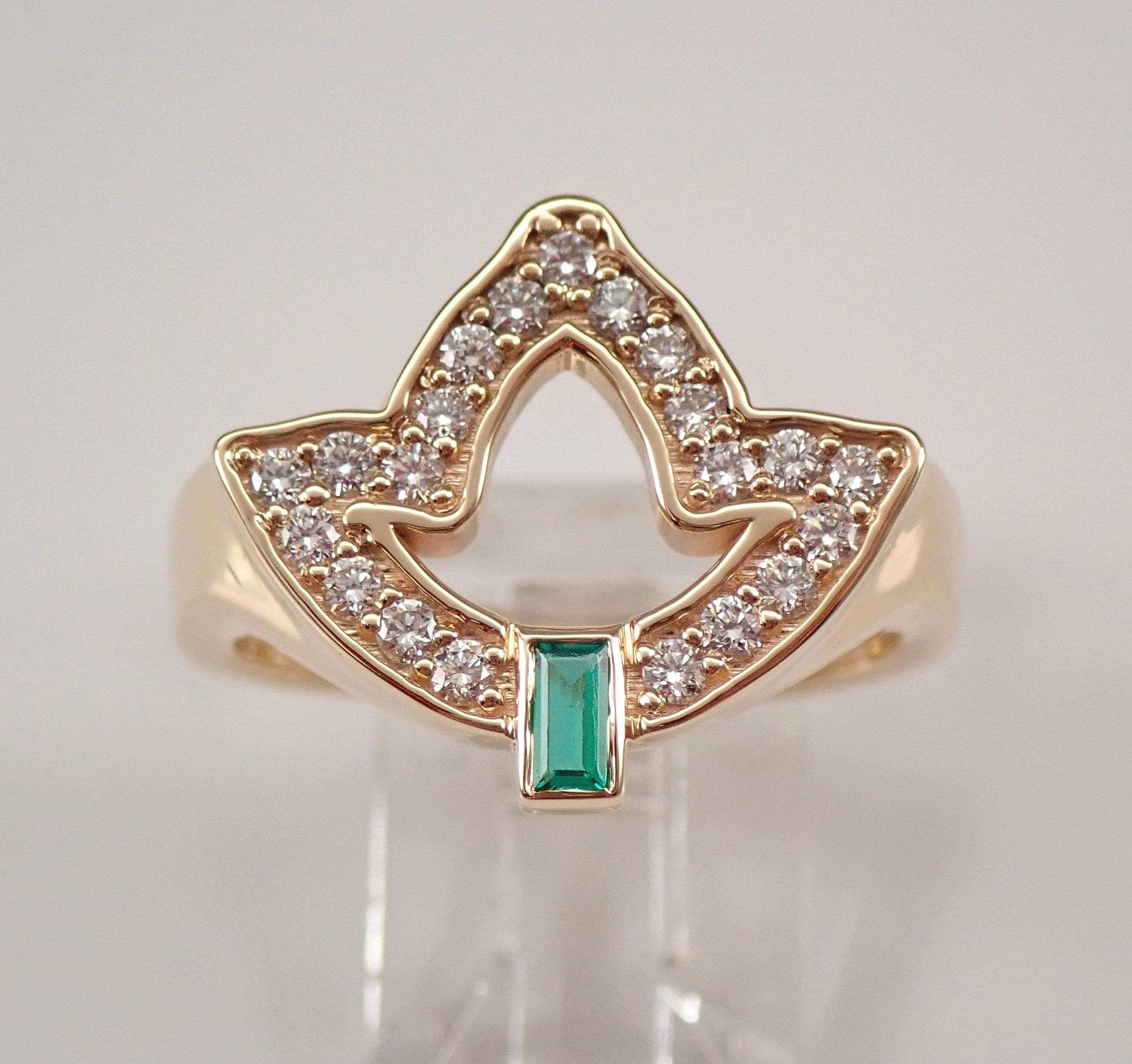 RESERVED For Monica - Alpha Kappa Alpha Diamond and Emerald IVY Leaf ...