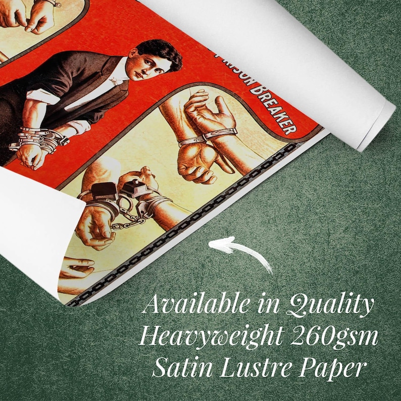 Harry Houdini Vintage Magic Poster Print Upscaled HD Handcuff King Wall ...
