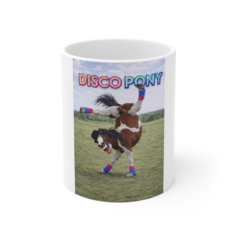 Disco Pony Coffee Cup - Etsy
