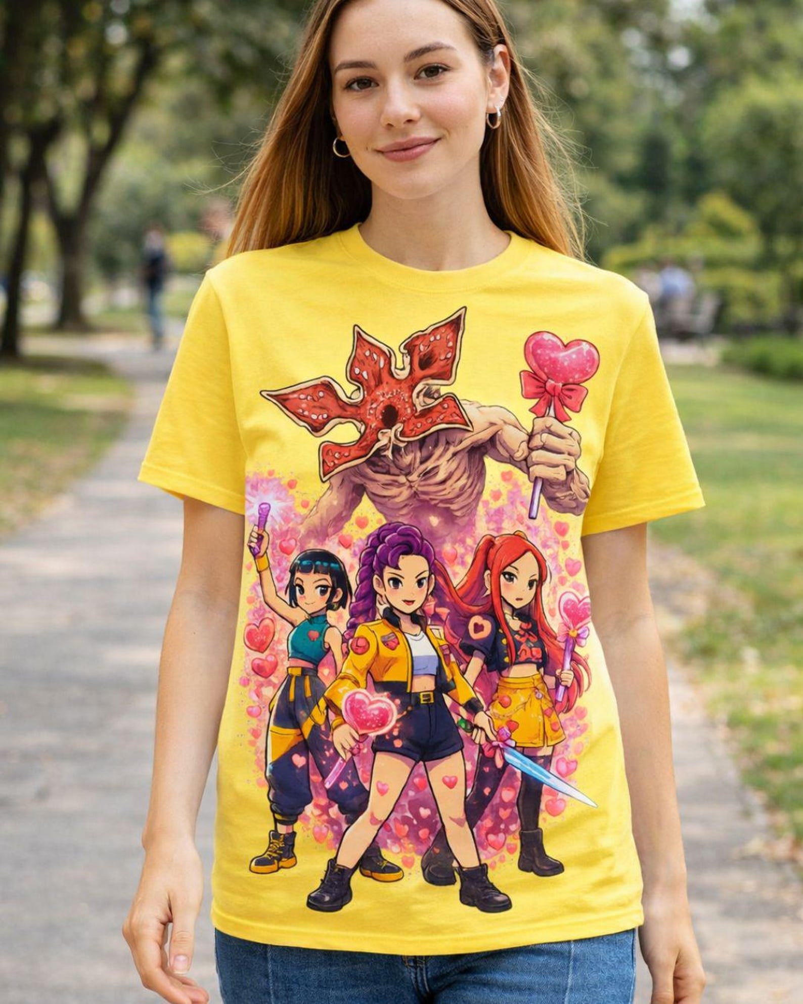 Valentine Huntrix Anime Girl PNG, Stranger Valentine Monster Upside ...