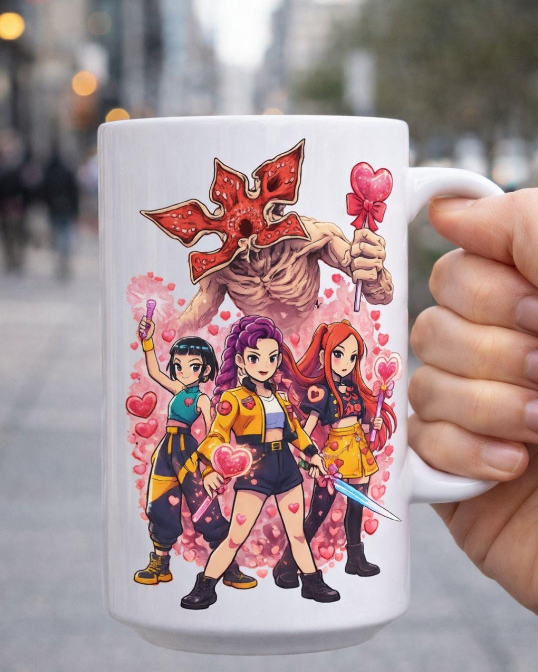 Valentine Huntrix Anime Girl PNG, Stranger Valentine Monster Upside ...